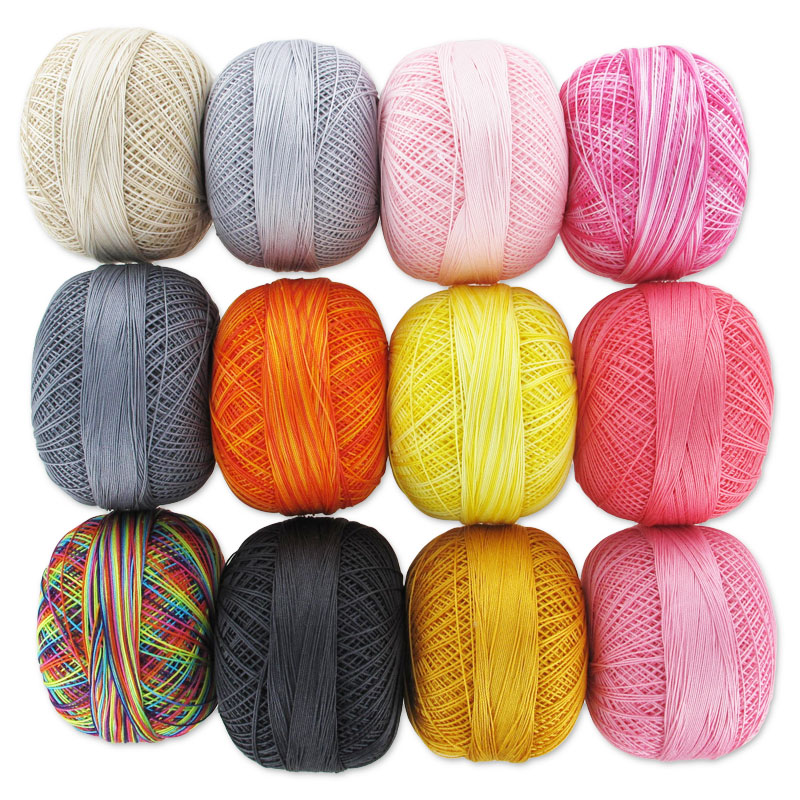 Filo cotone Lizbeth taglia 40 Silver n°605 x274m - Perles & Co