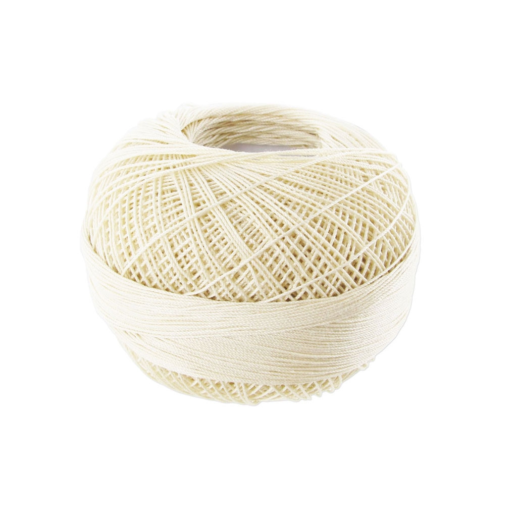 Filo cotone Lizbeth taglia 80 Ecru n°603 x168m - Perles & Co