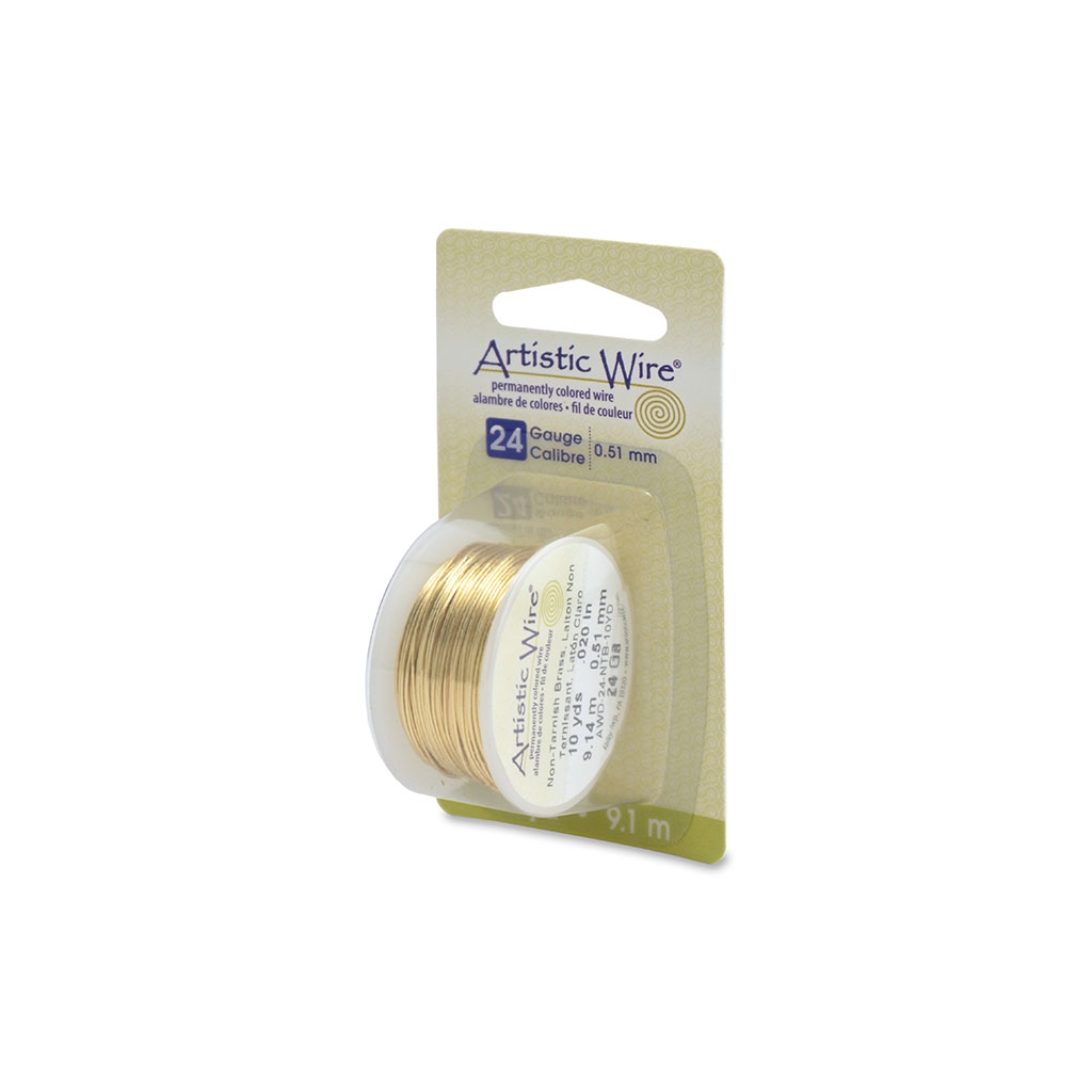 Filo d'ottone Artistic Wire 0,51 mm col Ottone anti-appannamento x9,1m ...