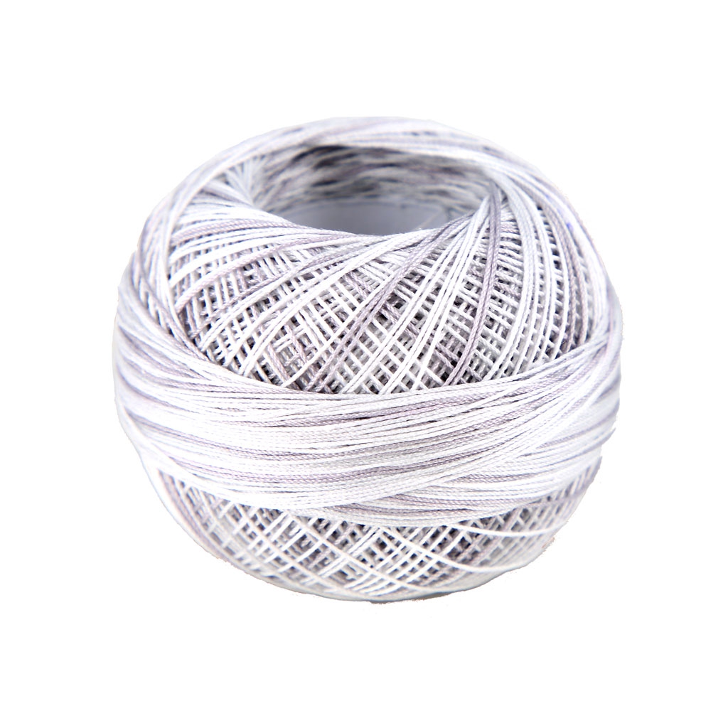 Filo cotone Lizbeth taglia 20 Argentato n°190 x192m - Perles & Co