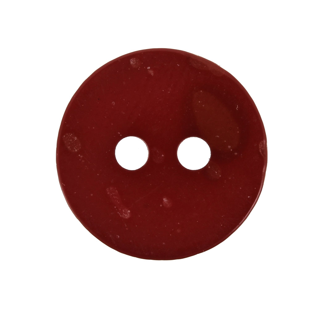Bottone rotondo effetto perlato 2 fori cucito camicia 11 mm Rosso x1 ...