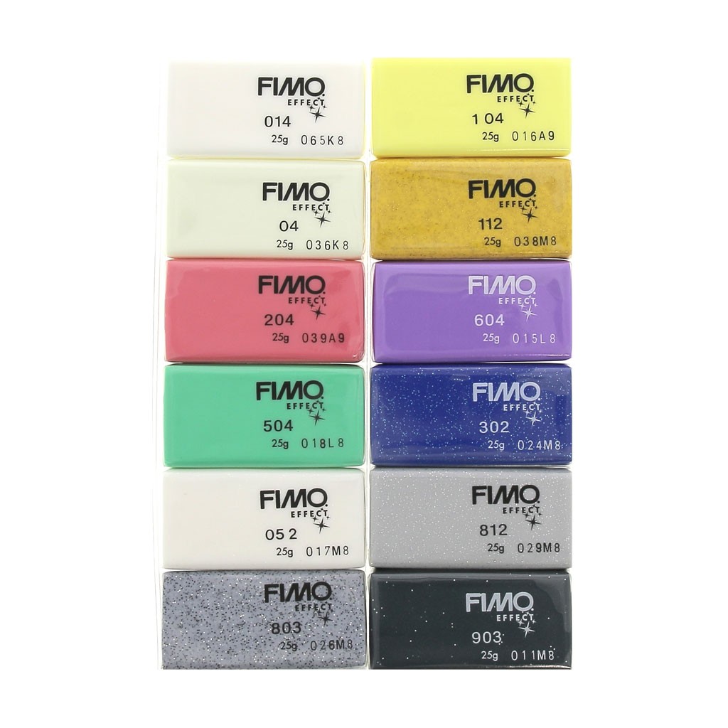 Set di 12 colori Pasta Fimo Effect - Perles & Co