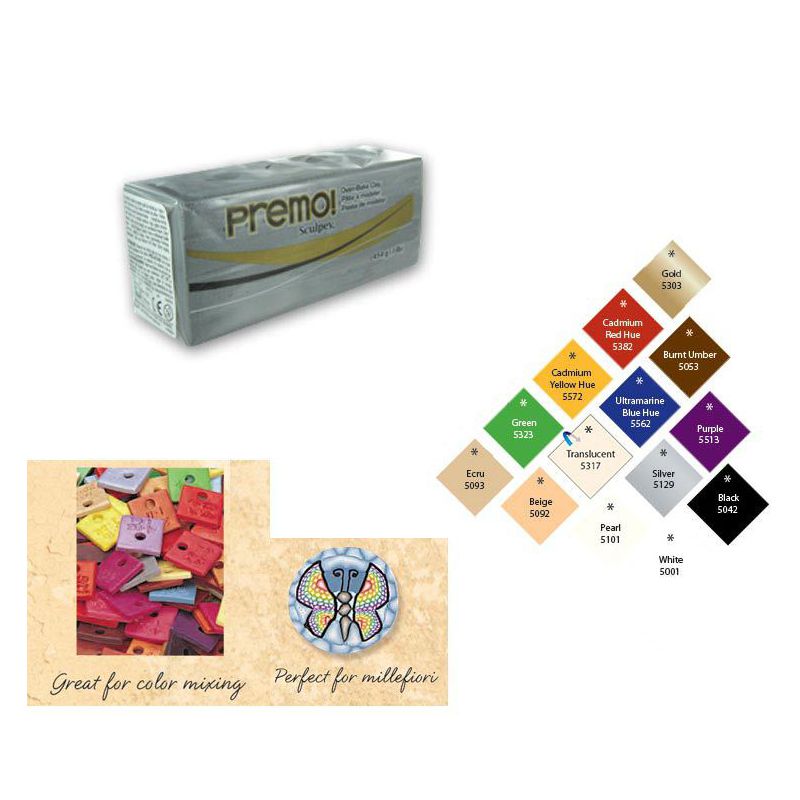 Pasta per modellare Premo 454 gr White Translucent (Ex Frost) (n°5527 ...