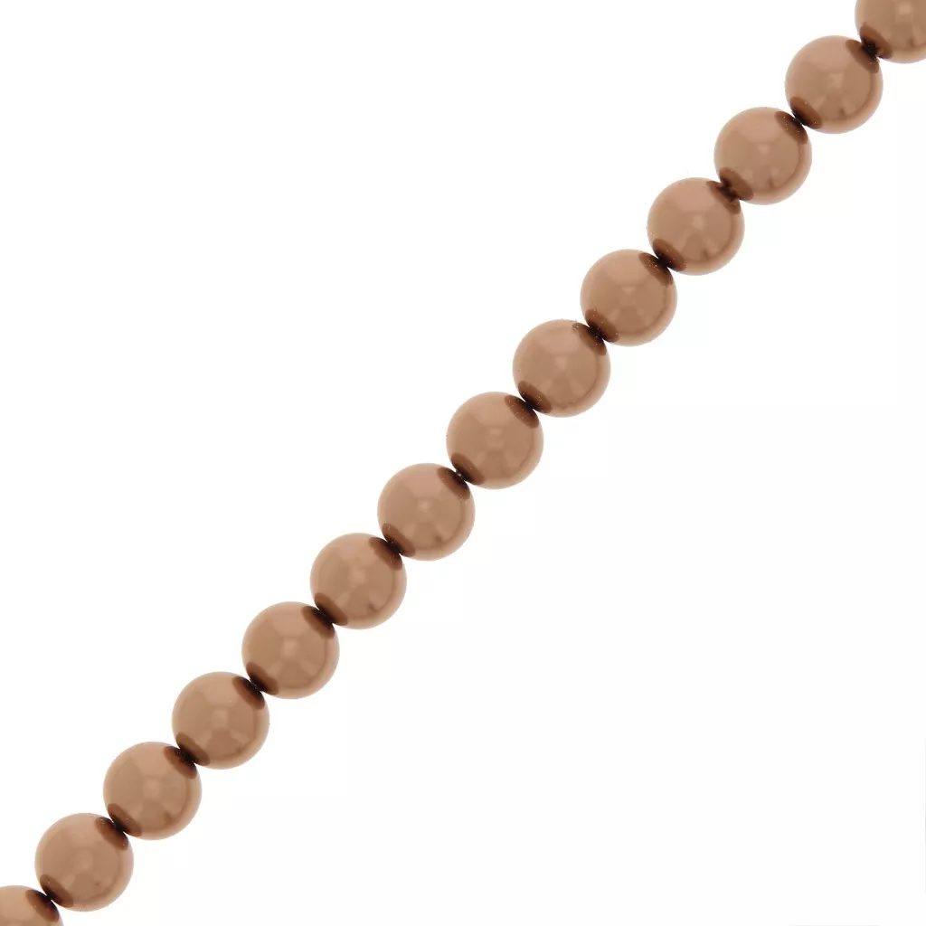 Perle Preciosa Round Pearl Maxima - 8 mm Pearl Effect Bronze x10 ...