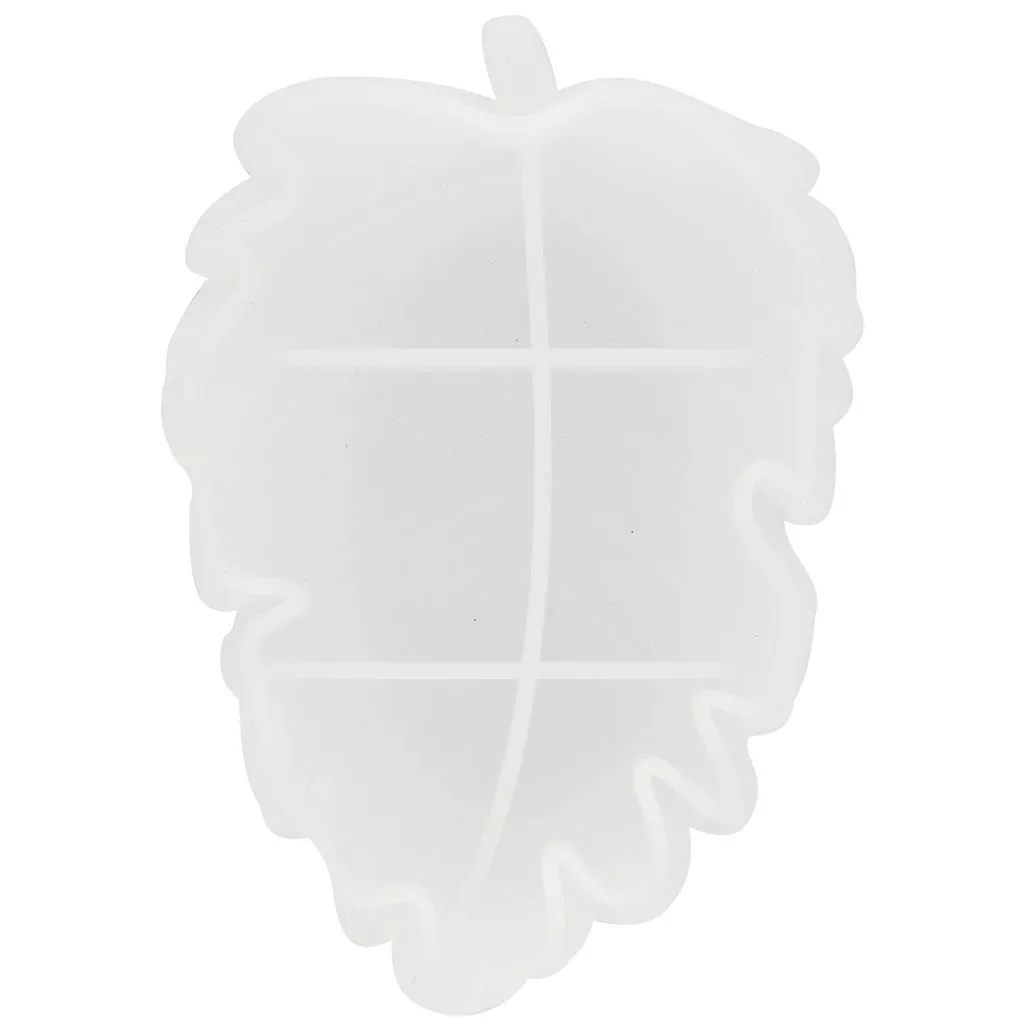 Stampo in silicone per tazza a forma di foglia 16x11 cm x1 - Perles & Co