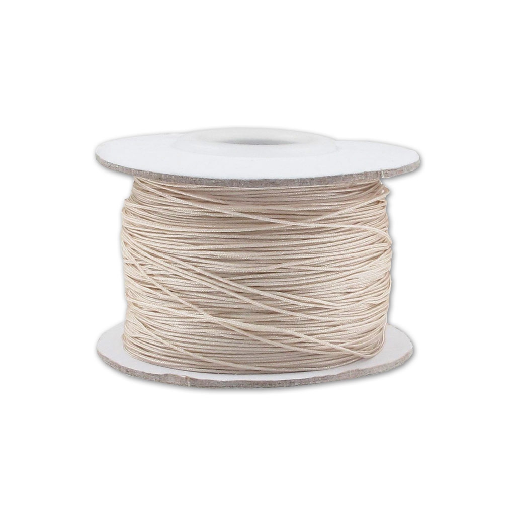Filo nylon trecciato mm. 0.5 Beige x m. 150 - Perles & Co