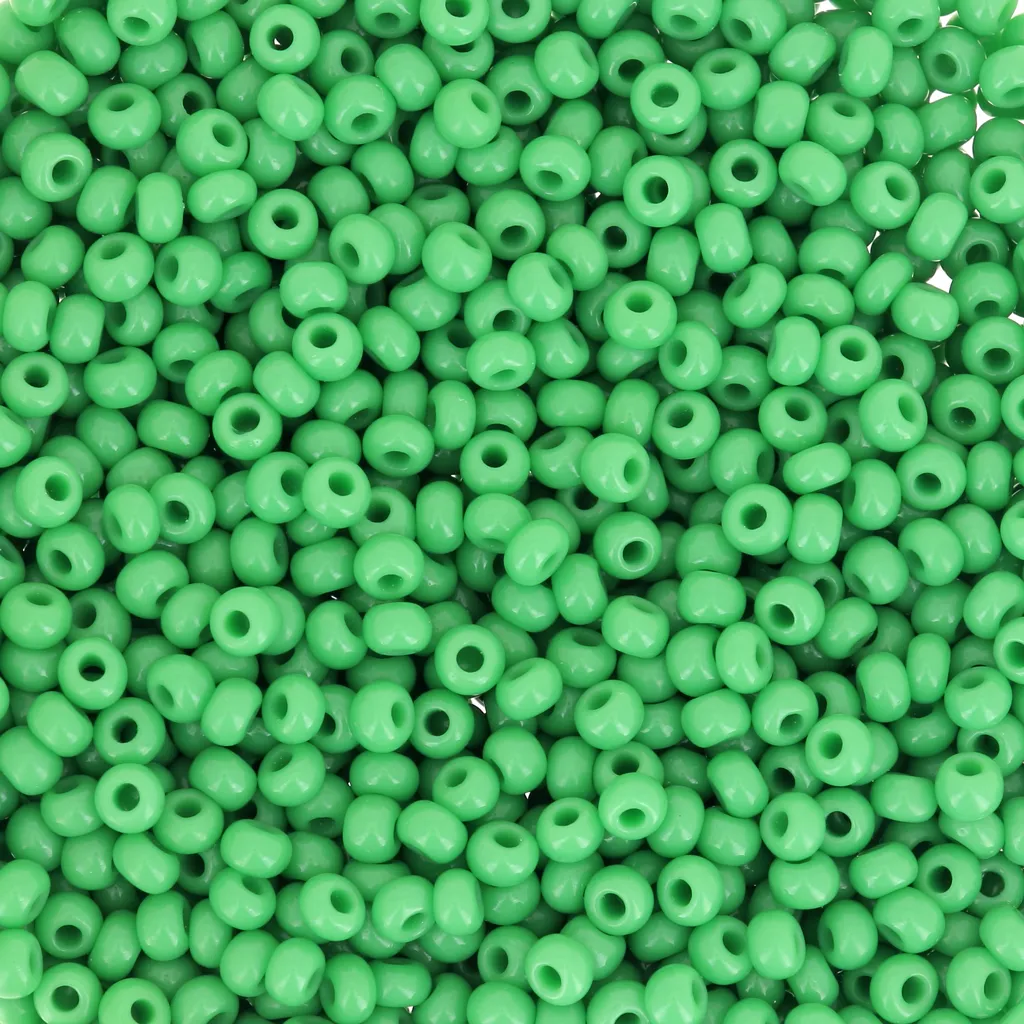 Rockery 11/0 2 mm - Verde opaco x20g - Perles & Co