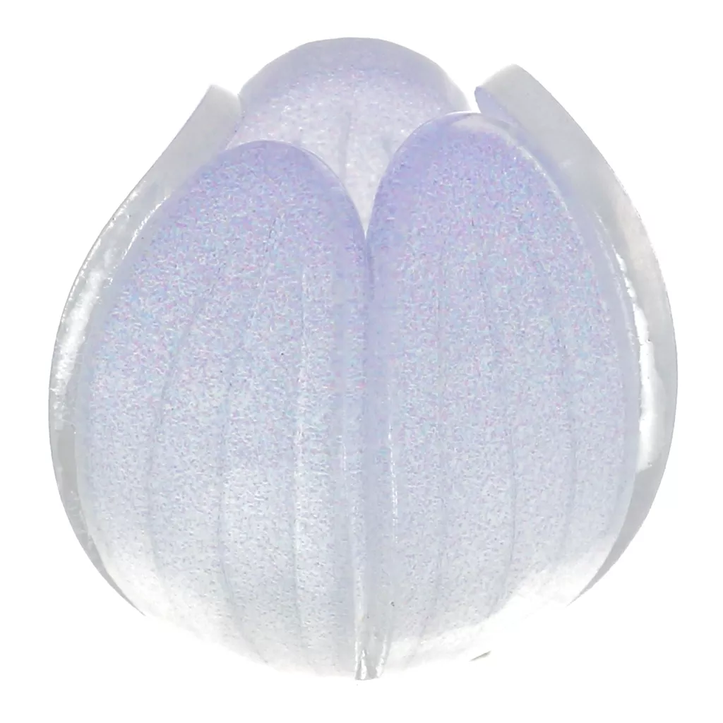 Perlina fiore in plastica 12 mm - Lilla x1 - Perles & Co