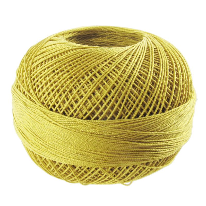 Filo cotone Lizbeth taglia 10 Harvest Gold n°699 x111m - Perles & Co