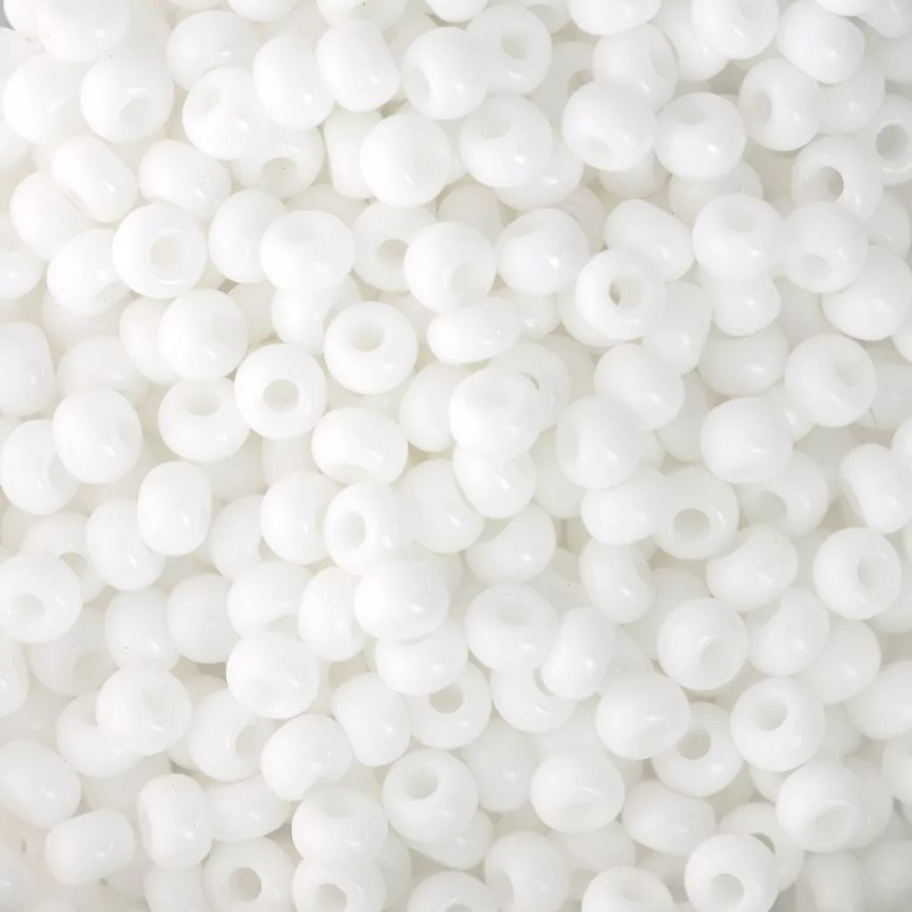 Preciosa Perle di semi 8/0 - 3 mm - Bianco gesso x20g - Perles & Co