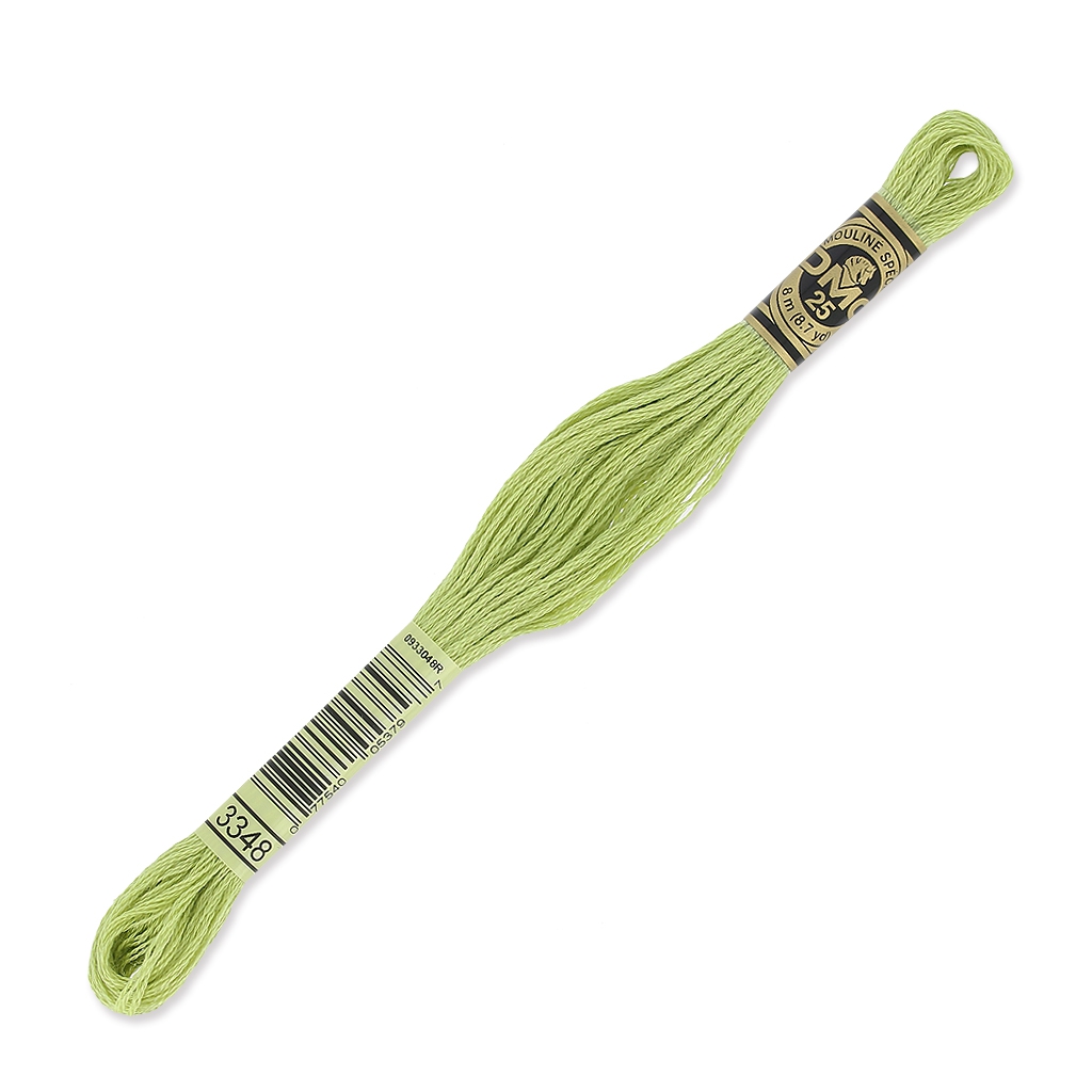 Filo da ricamo DMC Mouliné Spécial 117 MC Pistacchio (3348) x8m ...