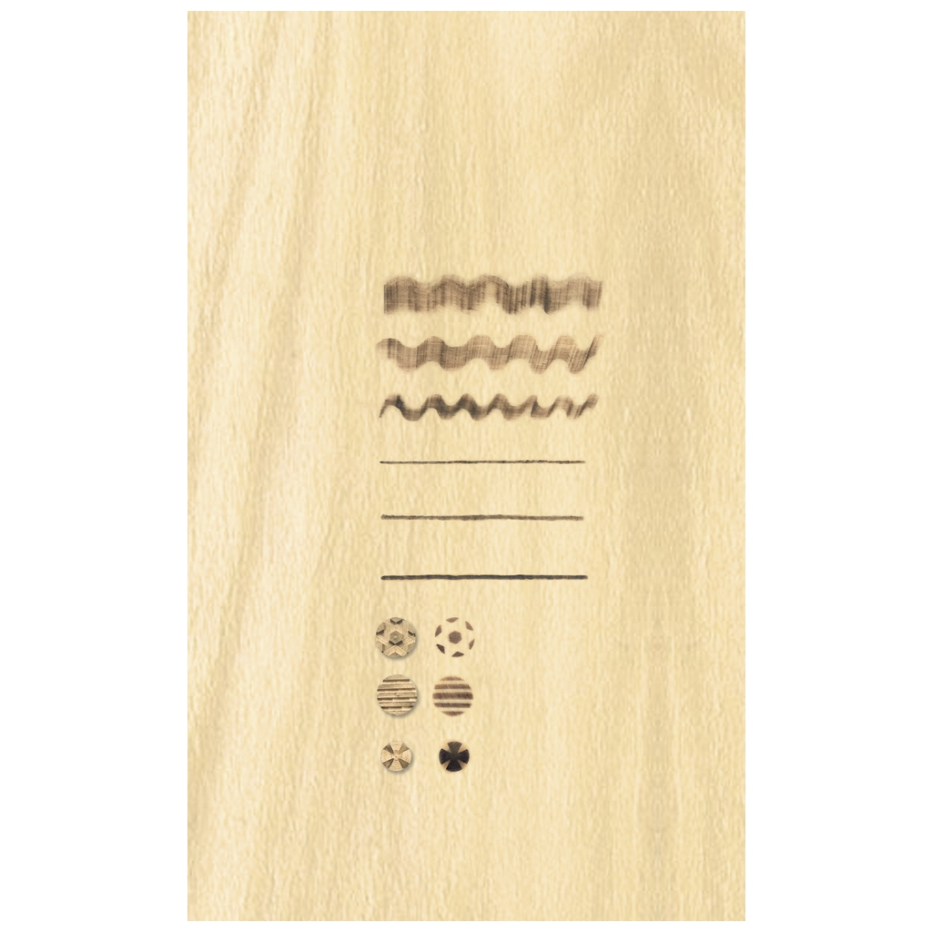 Pirografo per decorare legno, cuoio e sughero + 9 punte - Perles & Co