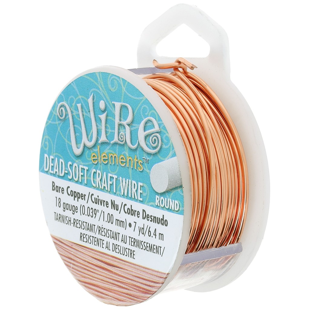 Filo di rame Craft Wire 1,02 mm Naturale x 6.3m - Perles & Co