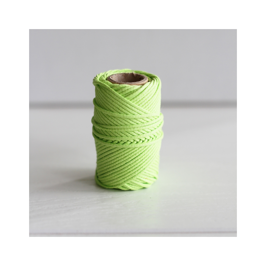 Filo cotone cerato wax per macramè - Kesi Art - 1 mm Fosforo x 20 m ...